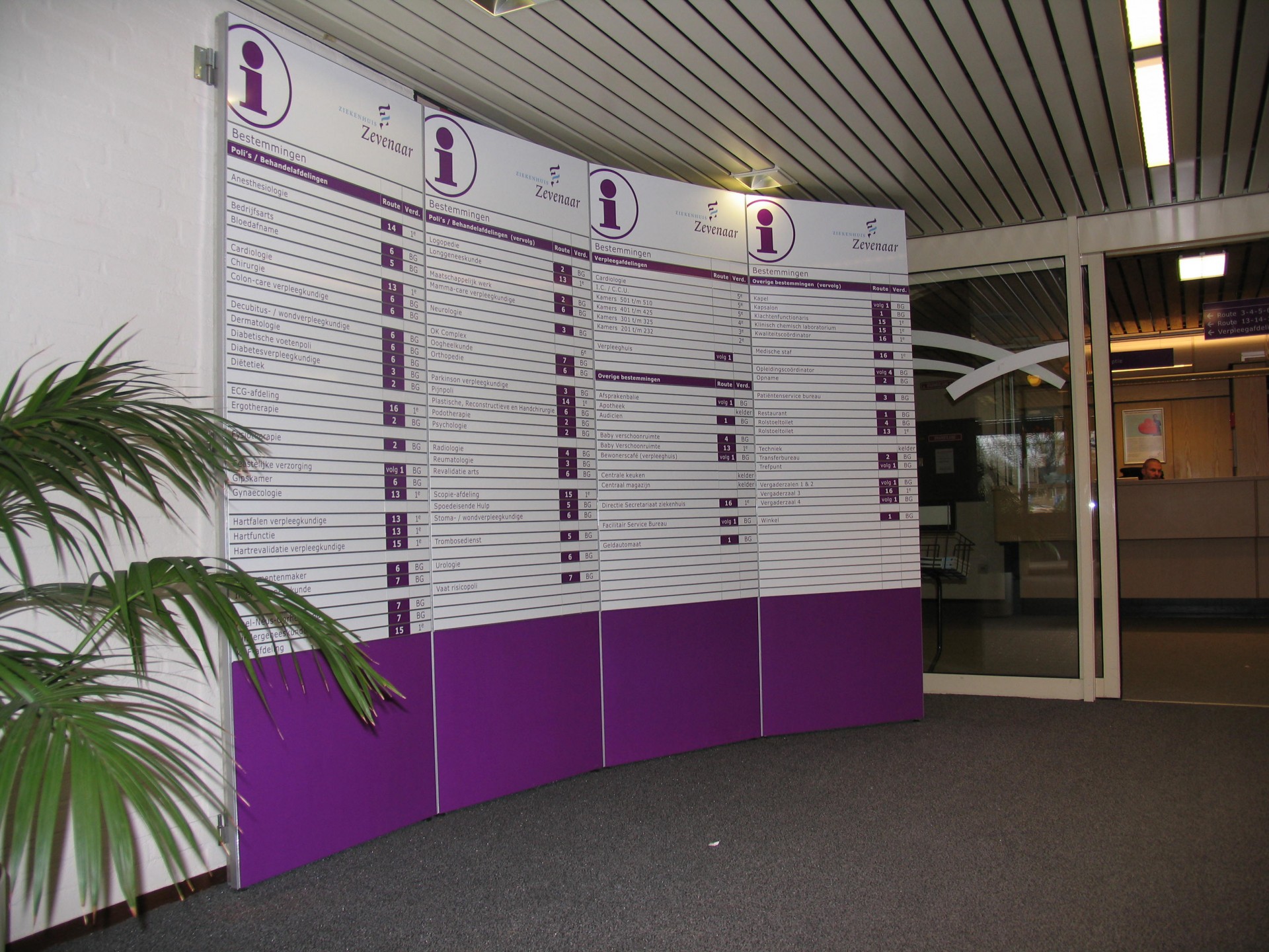 Informatieborden in vele uitvoeringen bij Menoor Bewegwijzering